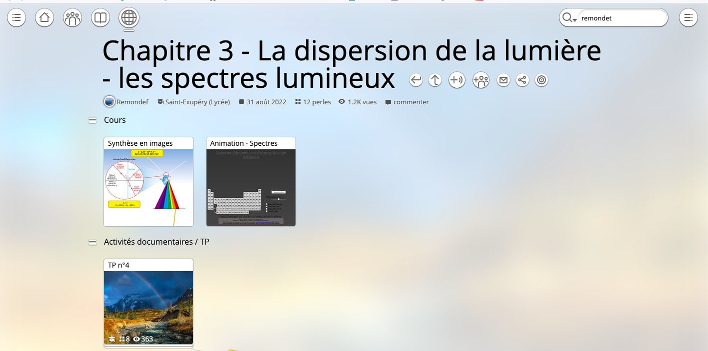 Plateforme numérique Pearltrees | Cité scolaire Saint Exupéry